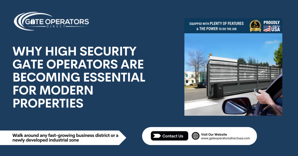 Why High Security Gate Operators Are Essential | Gate Operators Direct